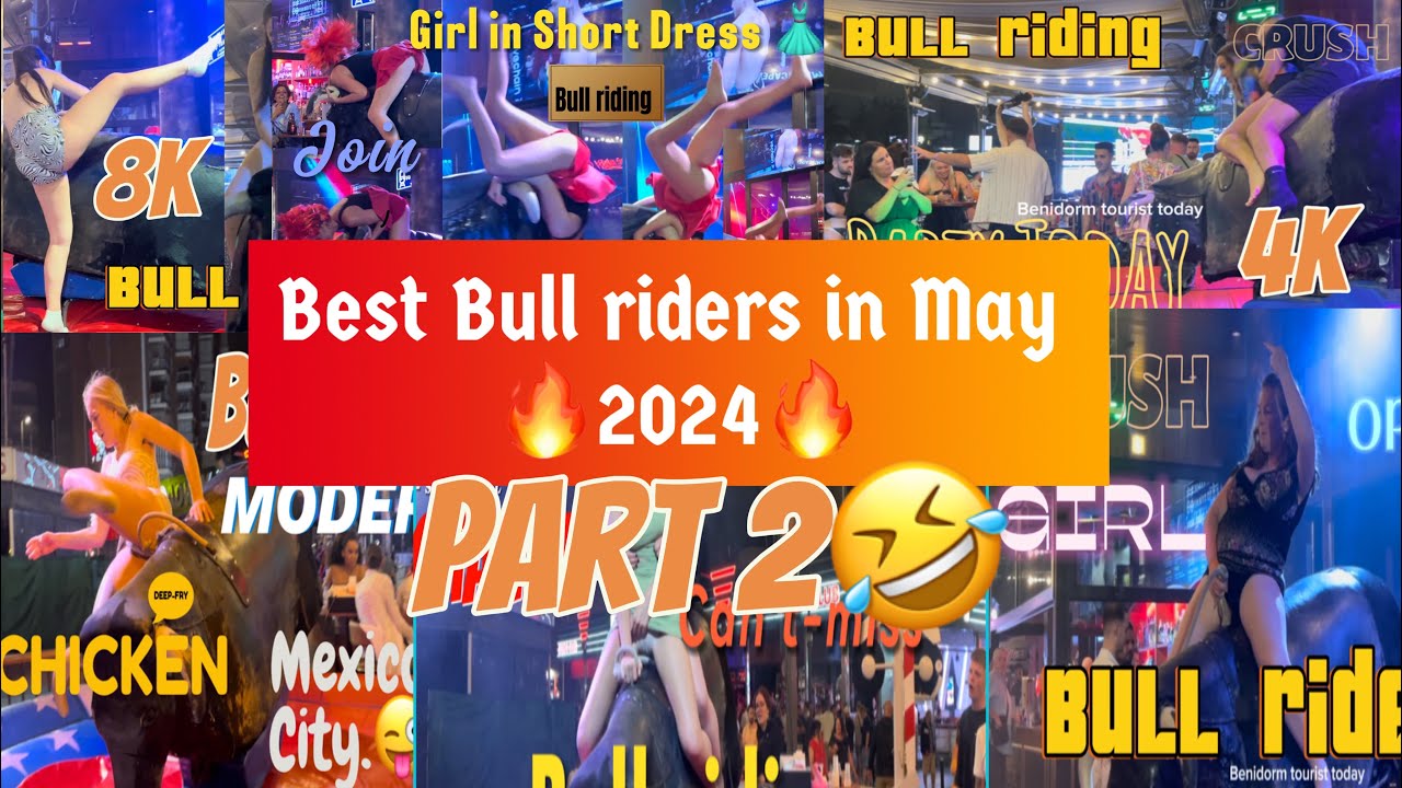 ( Part 2 ) Best bull riders in May 2024! Mechanical bull riders | Nude ...